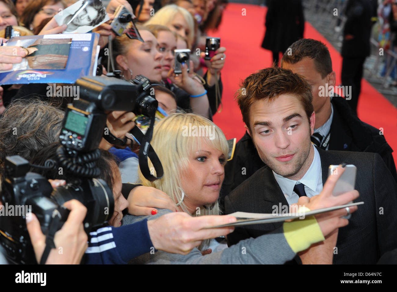 British actor Robert Pattinson arrives for the premiere of his film ...