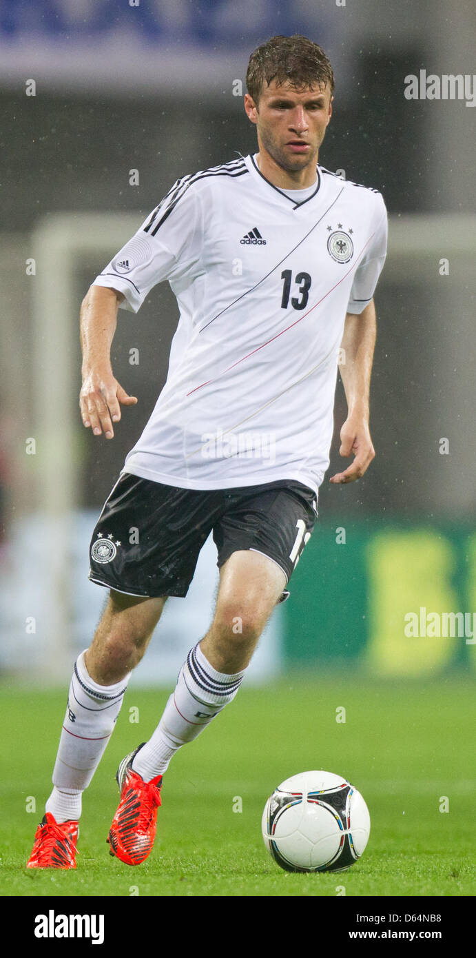 Germany's Thomas Mueller during the international friendly soccer match ...