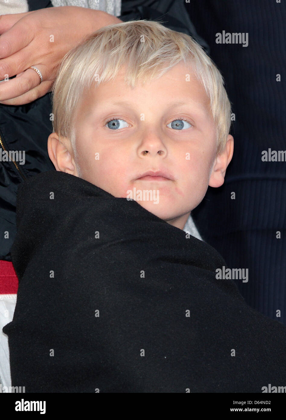 Prince Sverre Magnus of Norway attends the open air concert on the roof ...