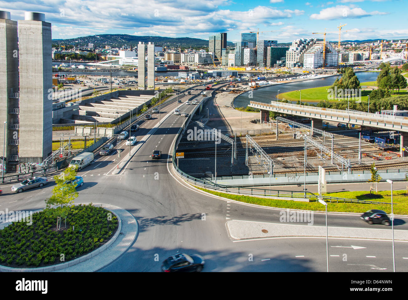 Oslo aerial landscape hi-res stock photography and images - Alamy