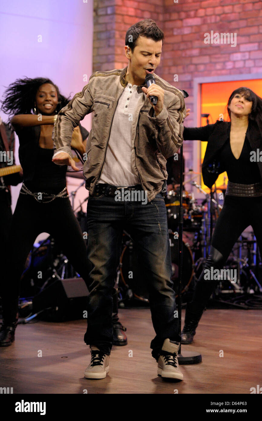 Jordan Knight appearing on CTV's 'The Marilyn Denis Show', promoting ...