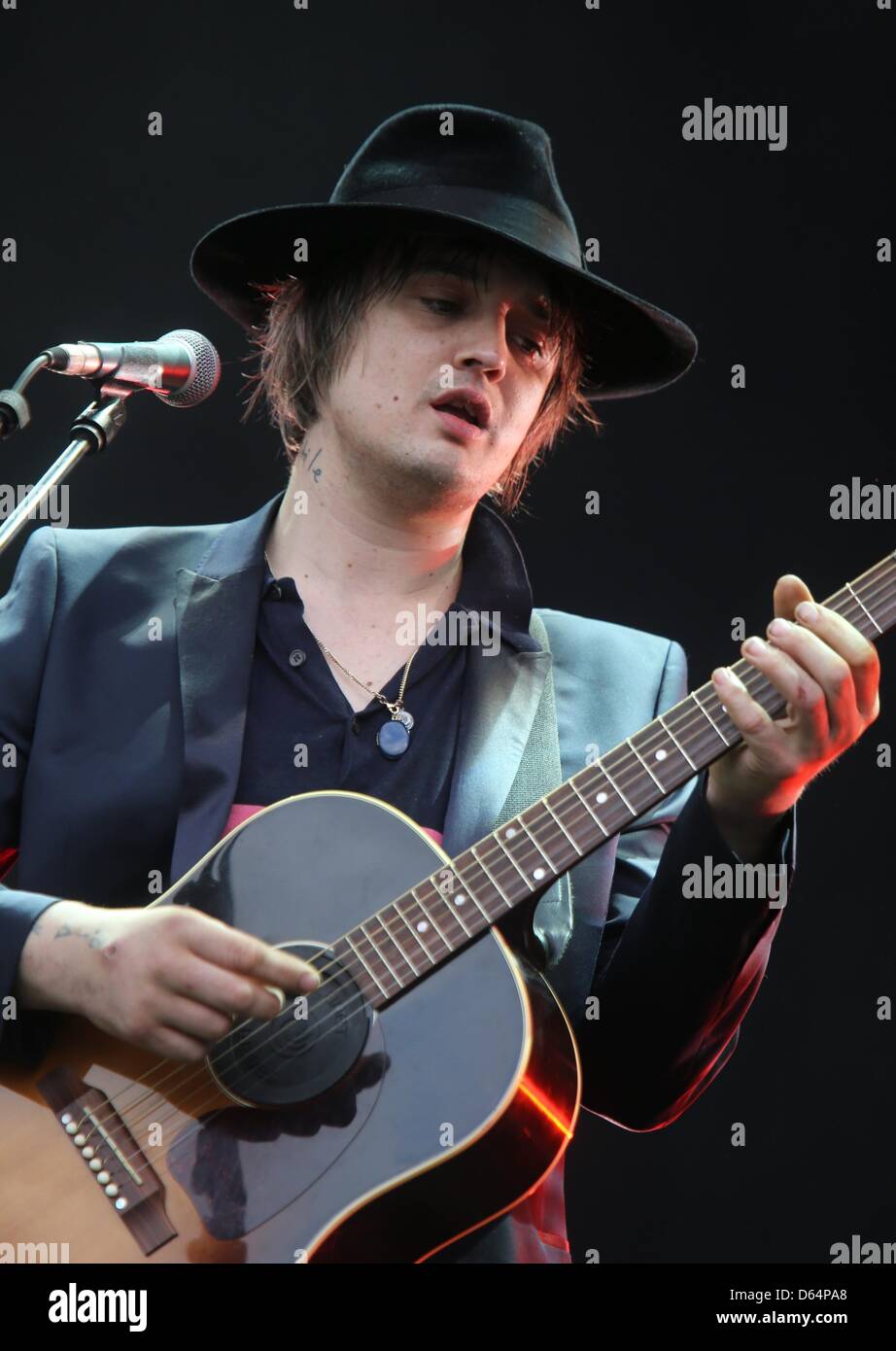 British singer Peter Doherty performs on the first evening of three-day ...
