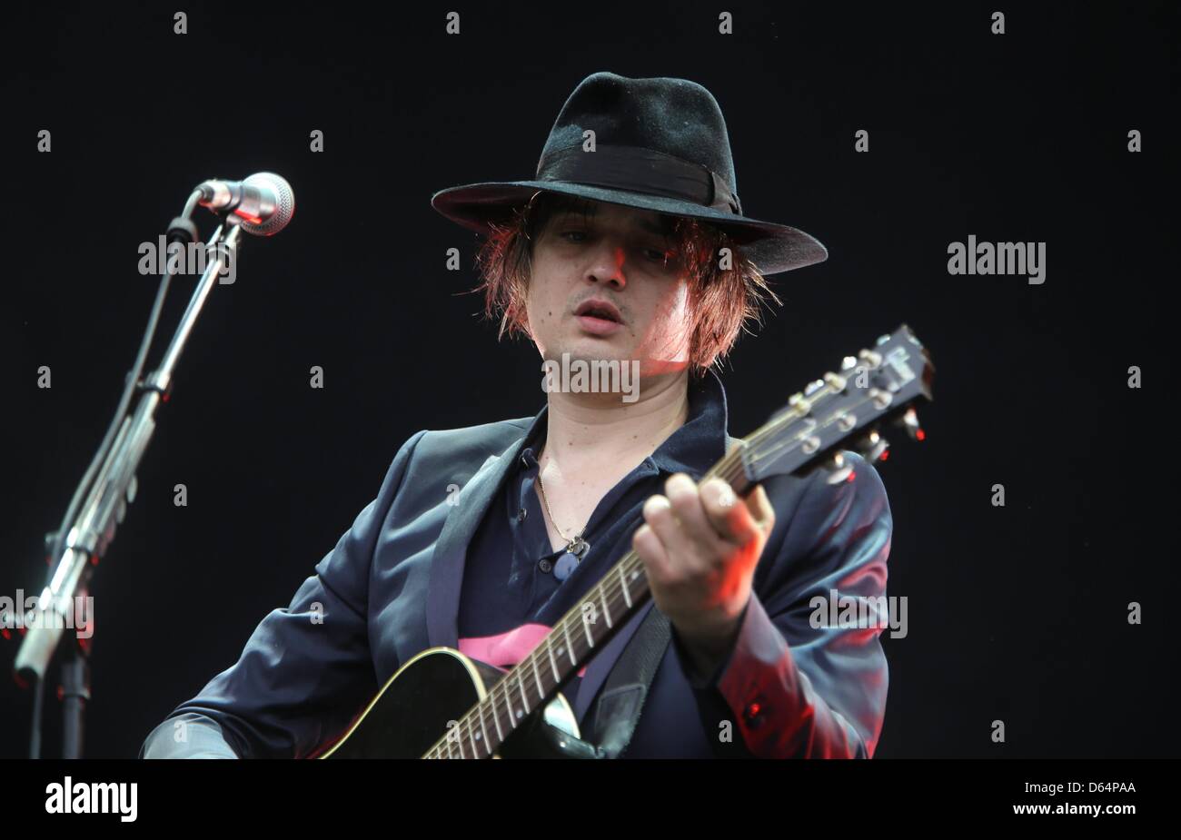 British singer Peter Doherty performs on the first evening of three-day ...