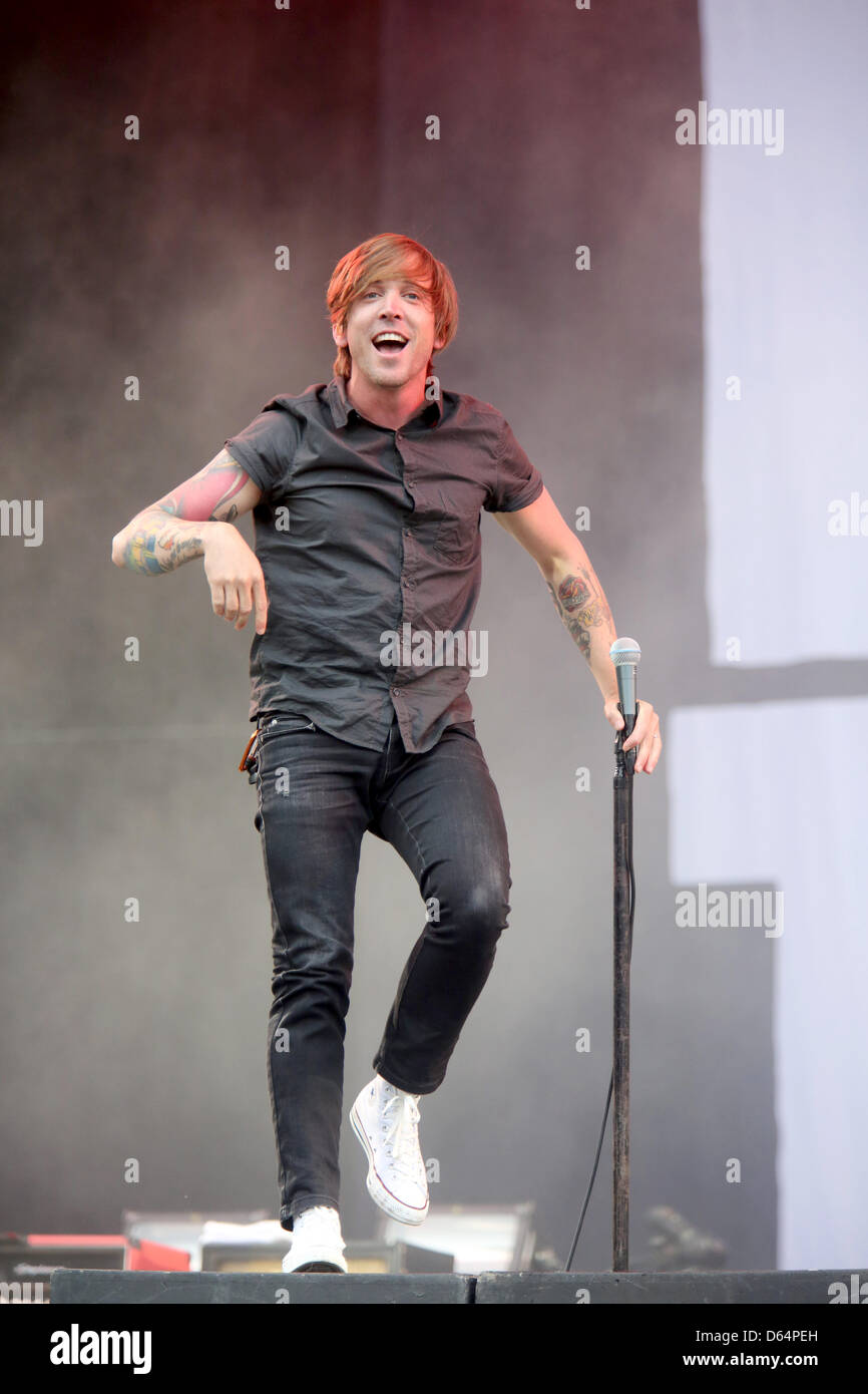Singer Benjamin Kowalewicz of Canadian rock band "Billy Talent ...