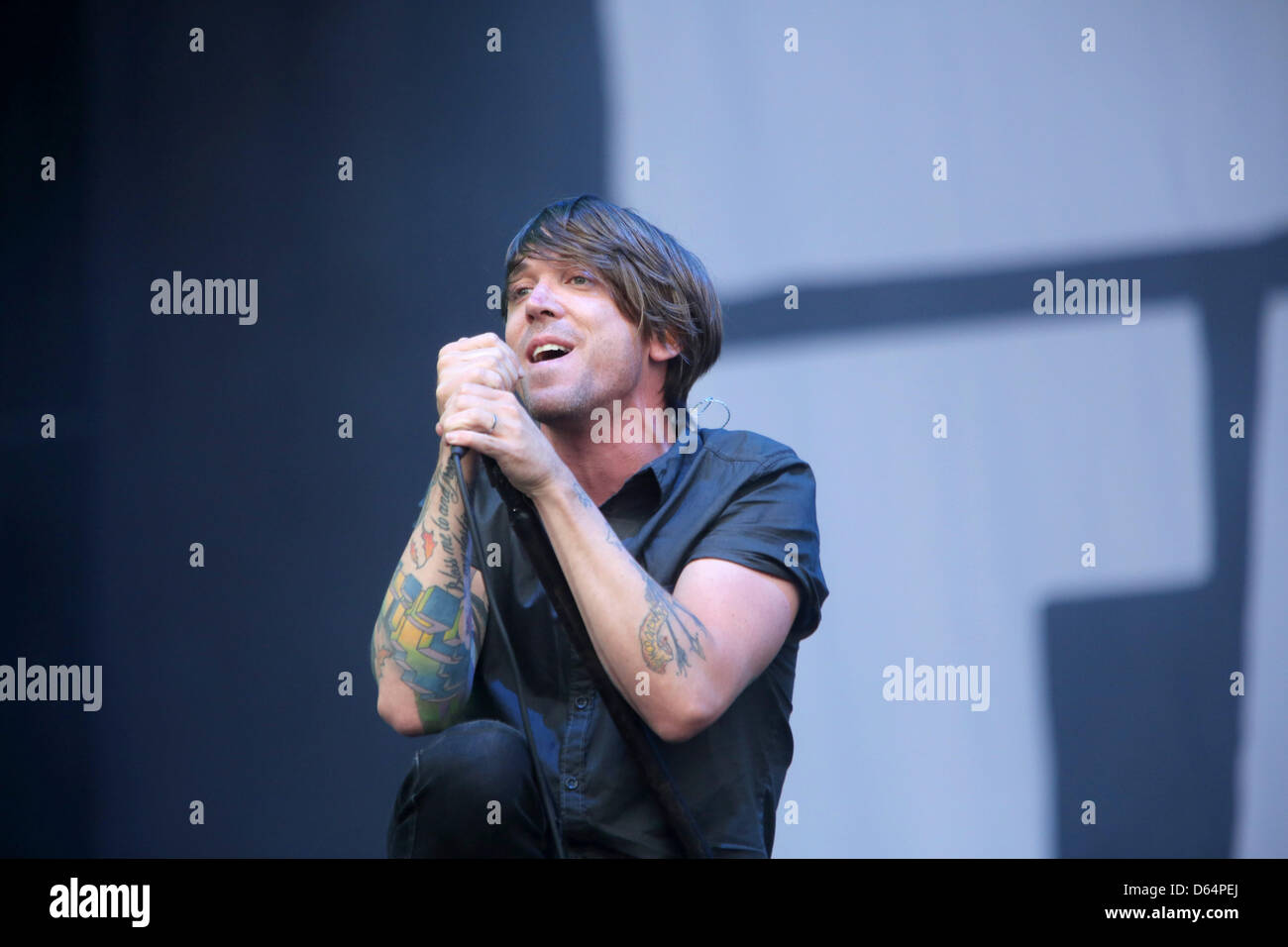 Singer Benjamin Kowalewicz of Canadian rock band "Billy Talent ...
