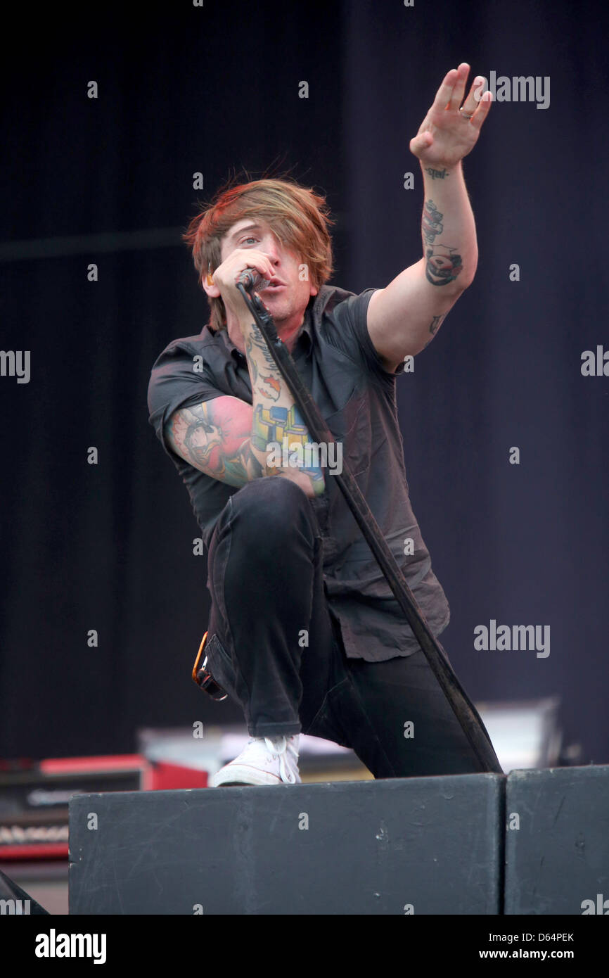 Singer Benjamin Kowalewicz of Canadian rock band "Billy Talent ...