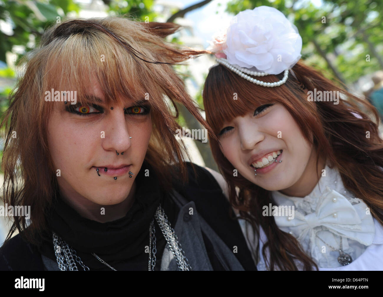 Dressed manga anime fans pose hi-res stock photography and images - Alamy