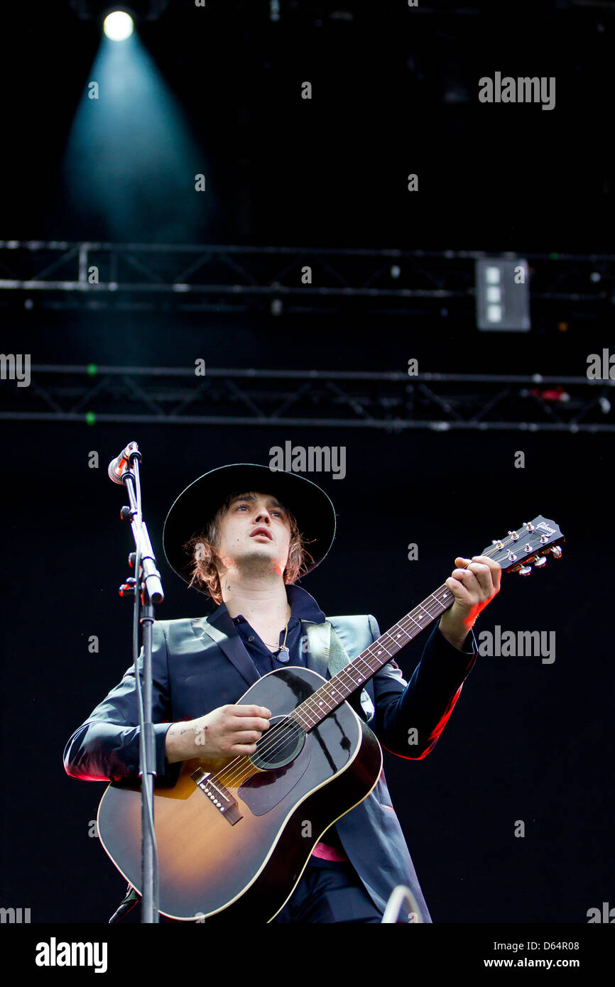 British musician Peter Doherty (formerly known as Pete) peforms on ...