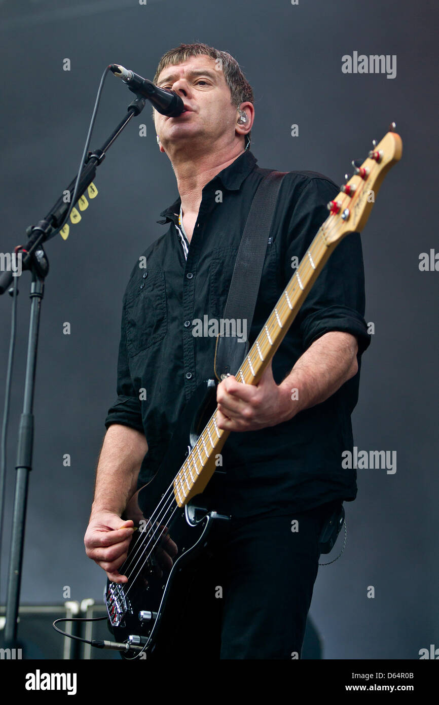 Singer and bassist of the British rock band The Stranglers, Jean ...