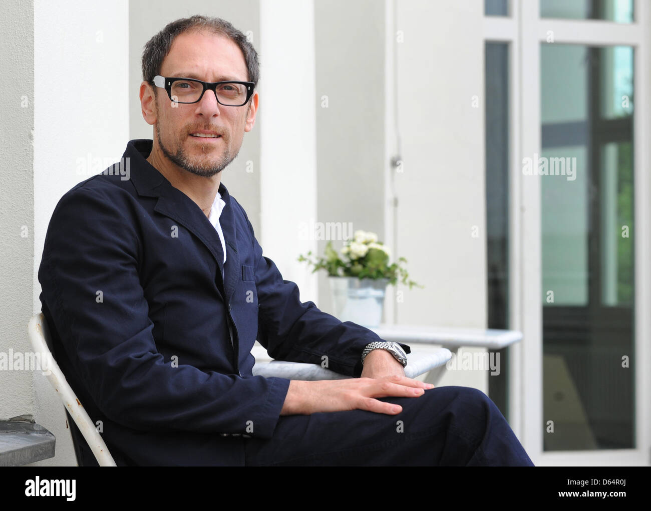 British filmmaker Ben Lewis poses for the cameras during the ...