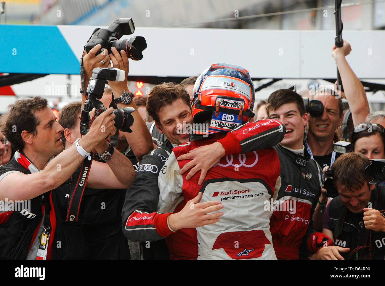 HANDOUT - A handout file dated 03 June 2012 shows Italian Audi pilot ...