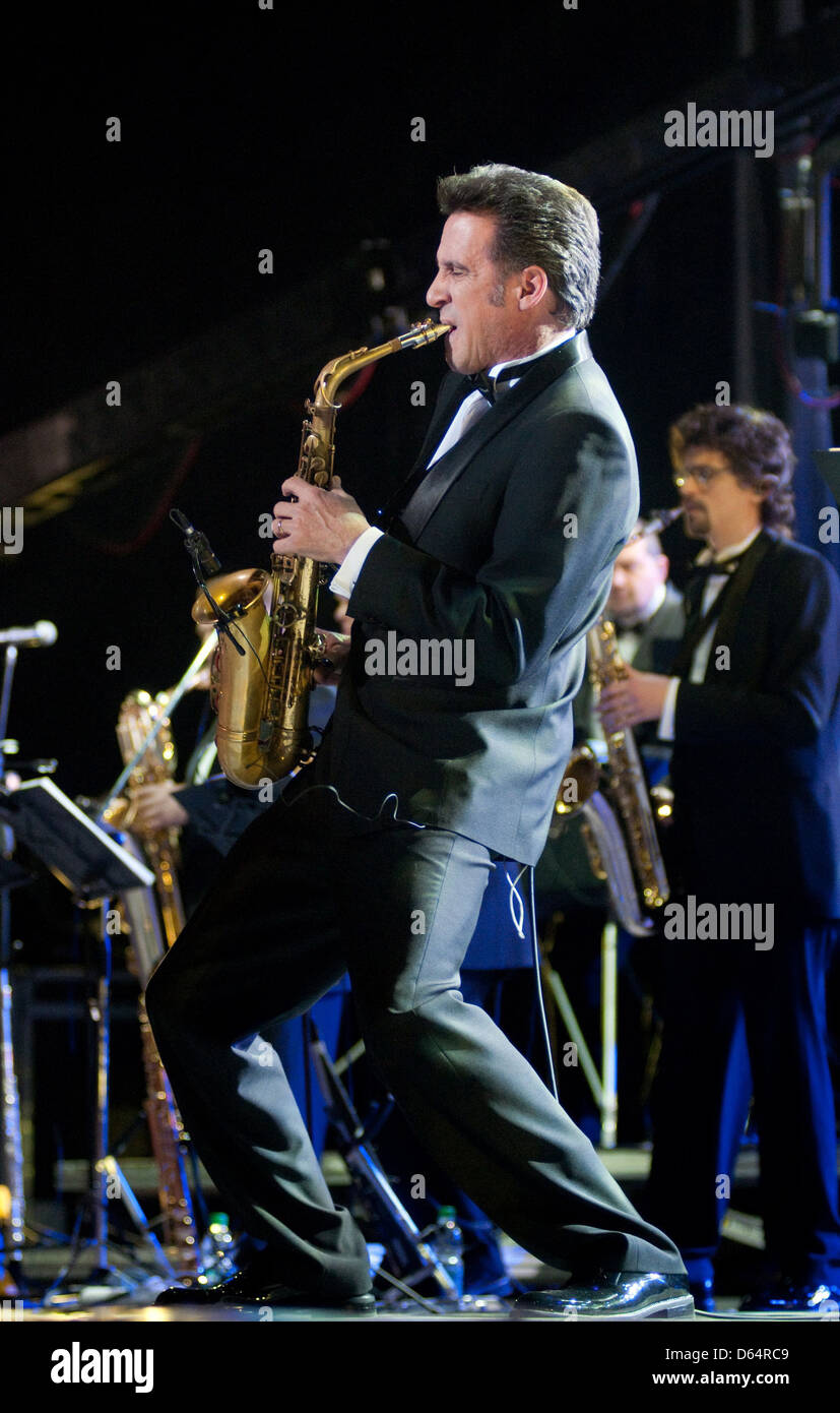 aAmerican saxophonist Eric Marienthal in concert Kyiv, Ukraine - 25.02. ...