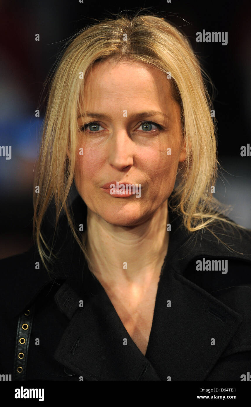Gillian Anderson UK film premiere of 'The Eagle' held at the Empire ...