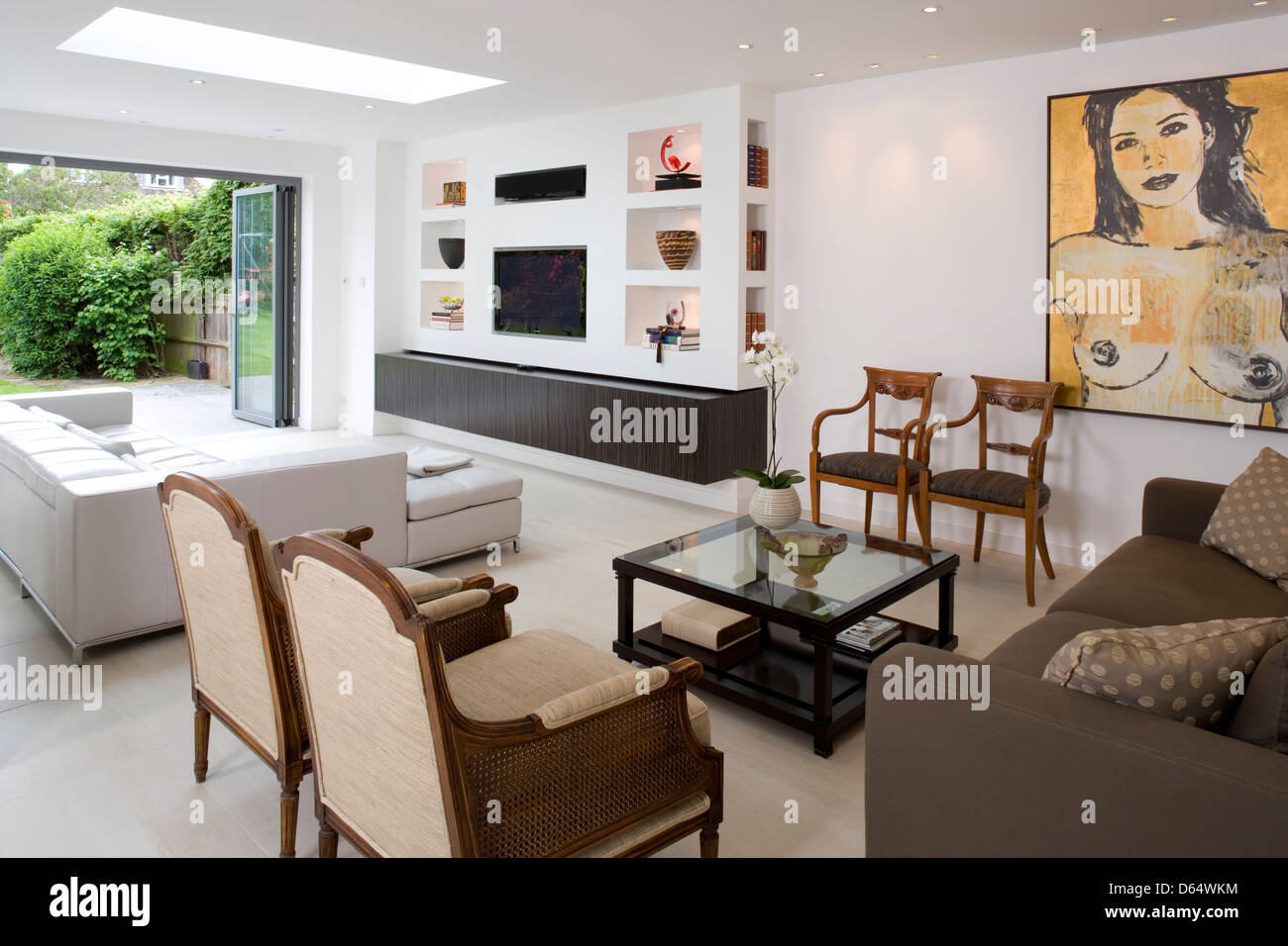 Extension living room hi-res stock photography and images - Alamy