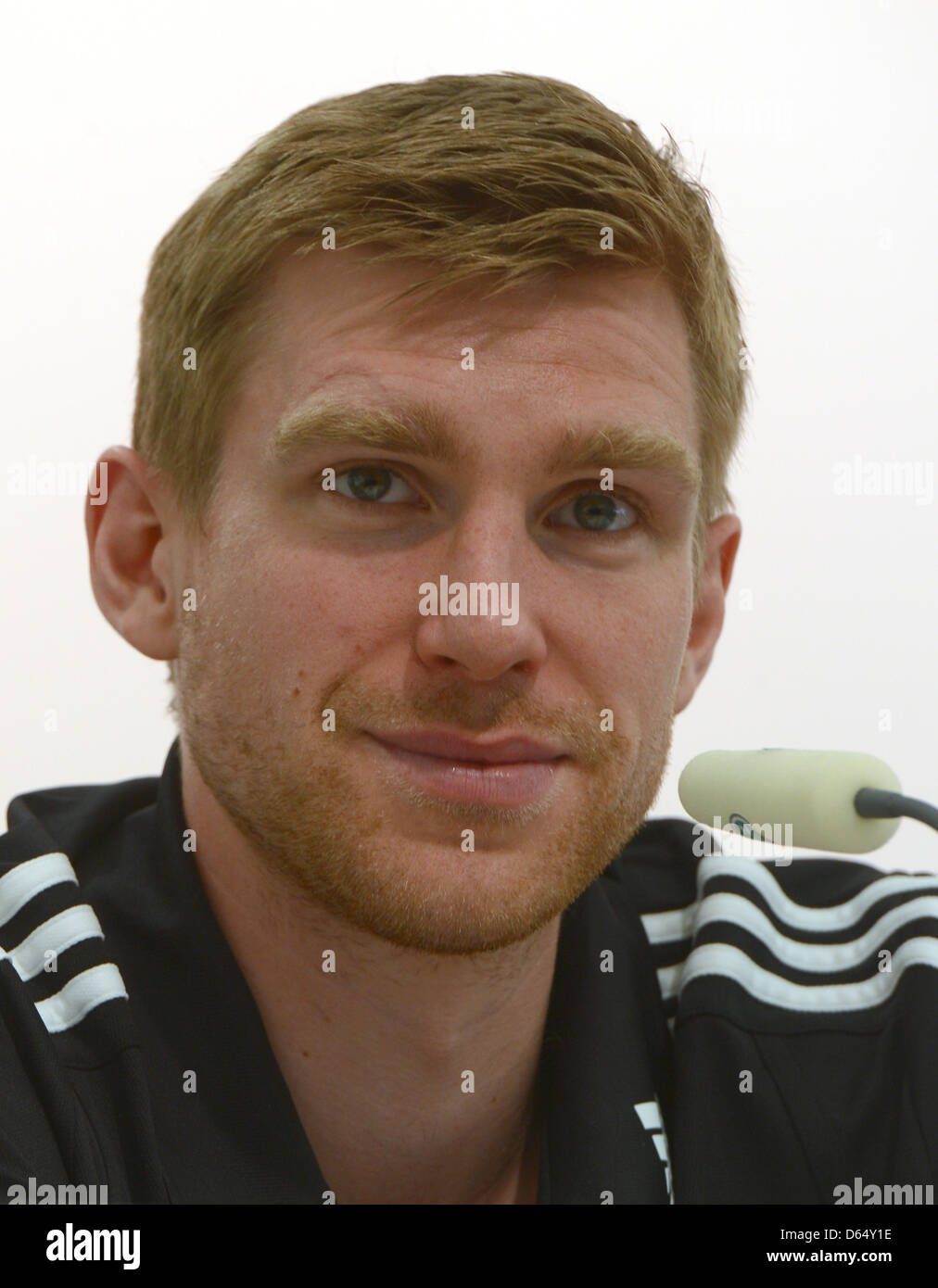 Germany's Per Mertesacker during a press conference of the German ...