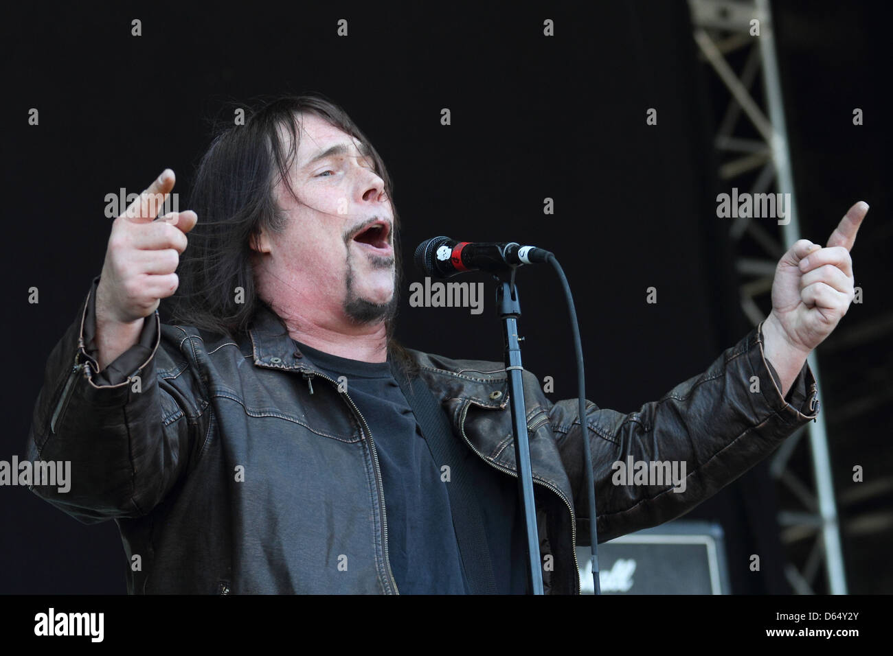 Dave Wyndorf of Monster Magnet perform at the 2011 Soundwave Festival ...