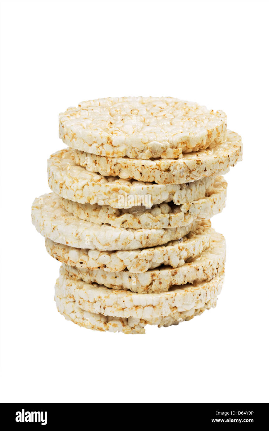 Stack of rice cakes Stock Photo - Alamy