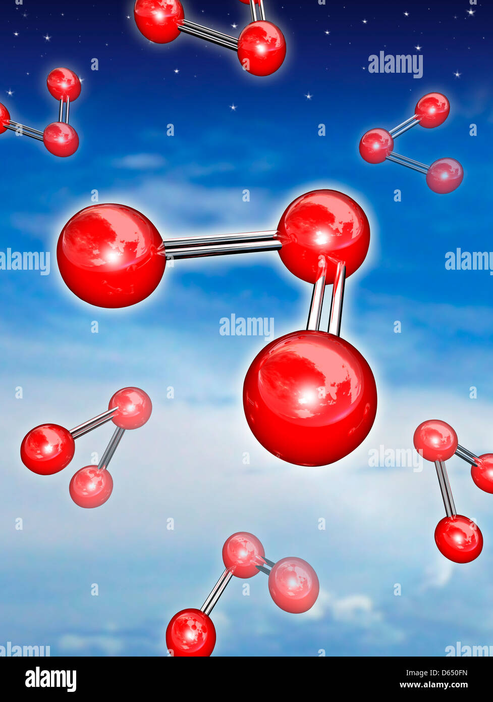 Ozone molecules hi-res stock photography and images - Alamy