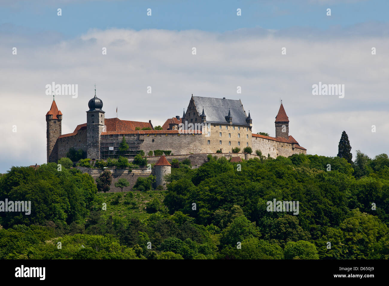 View of Coburg fortress in Coburg, Germany, 27 May 2012. The castle was ...