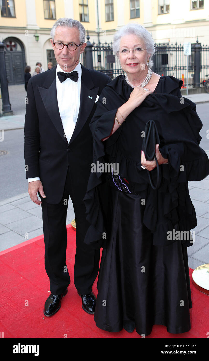 Princess Christina, Mrs. Magnuson and Tord Magnuson, arrives for the ...