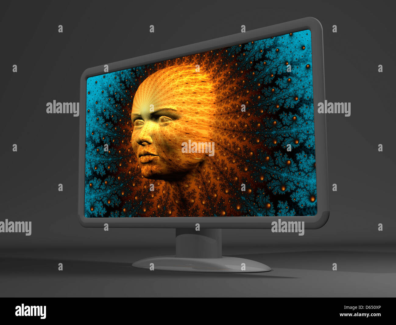 Artificial intelligence, artwork Stock Photo - Alamy