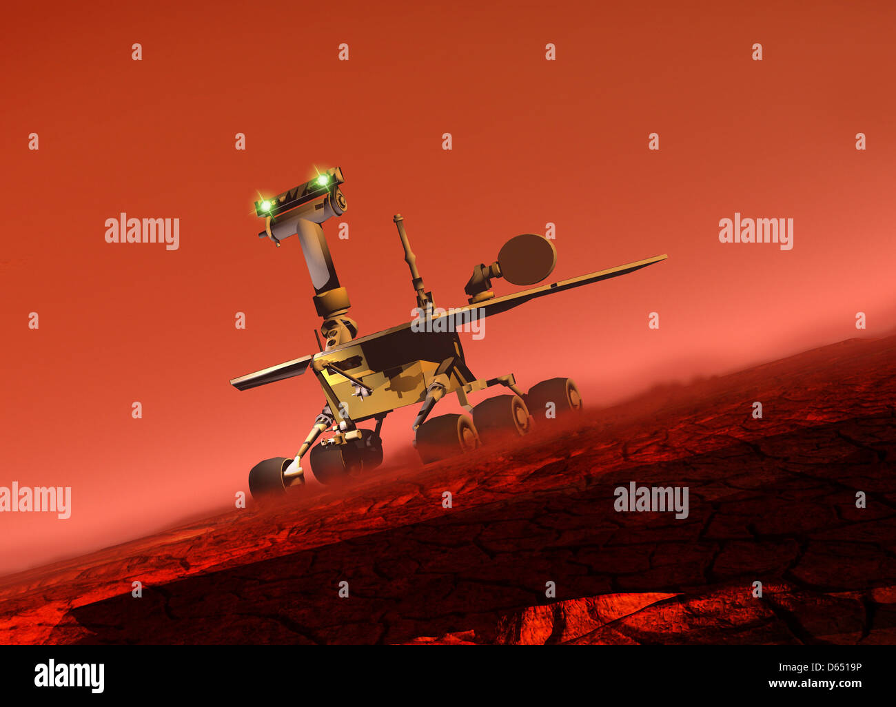 Curiosity rover, artwork Stock Photo - Alamy