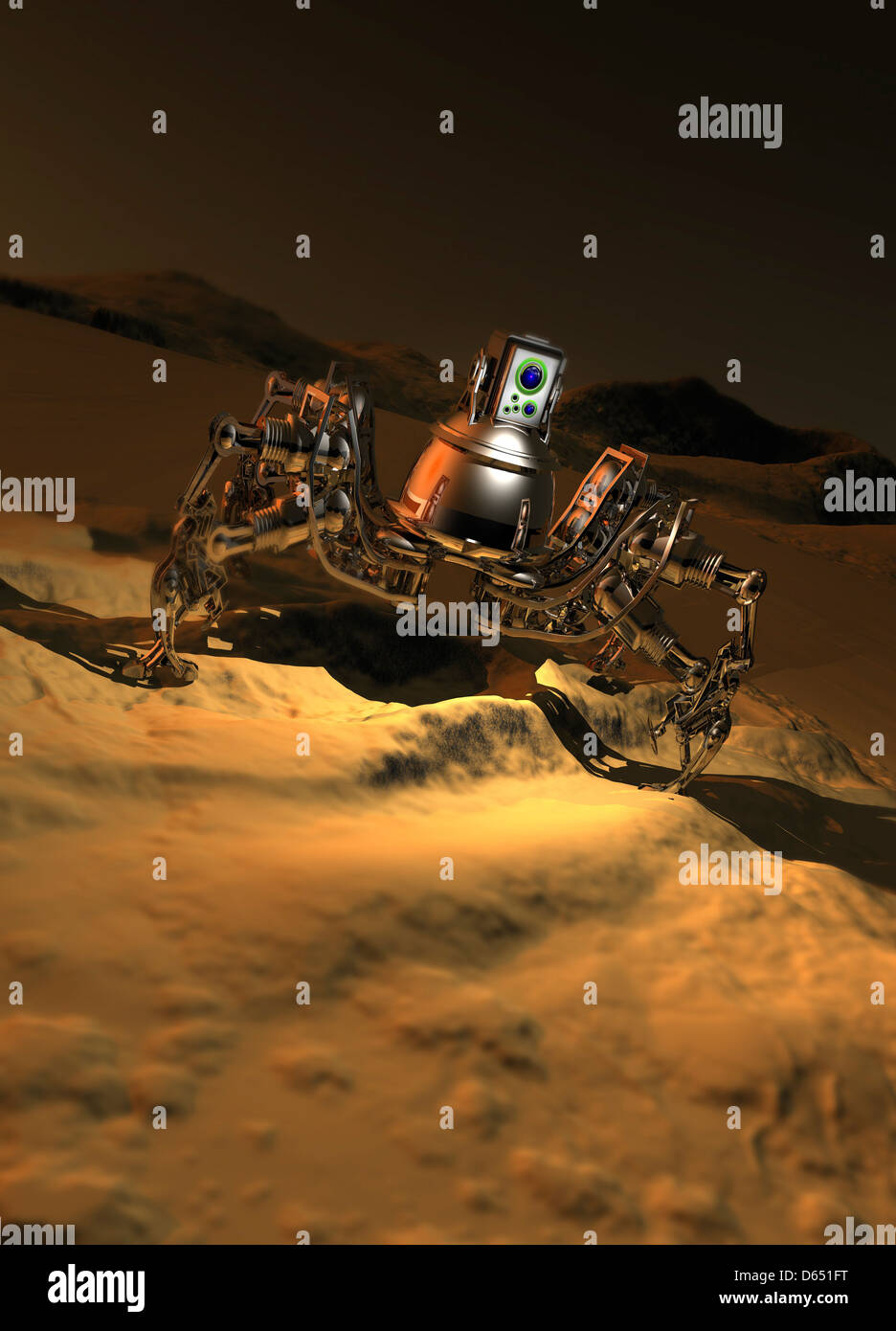 Mars exploration, conceptual artwork Stock Photo - Alamy