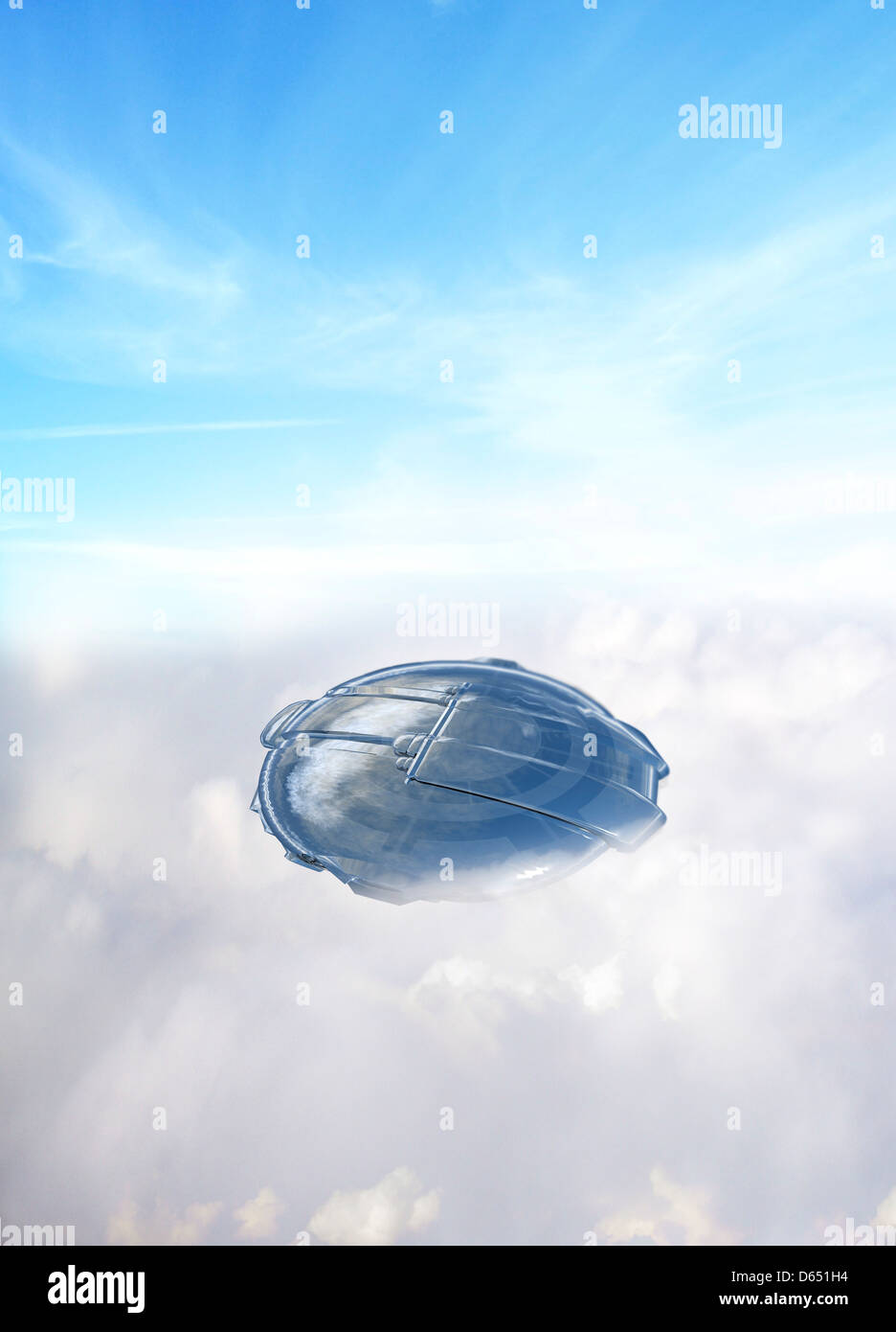 UFO, conceptual artwork Stock Photo - Alamy
