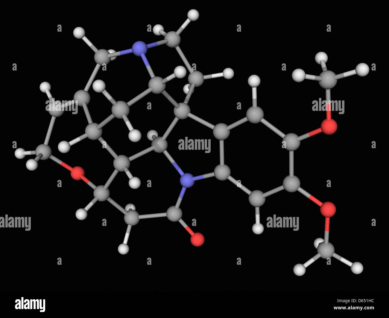 Brucine molecular hi-res stock photography and images - Alamy