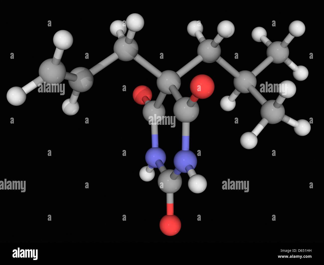 Butalbital drug molecule Stock Photo - Alamy