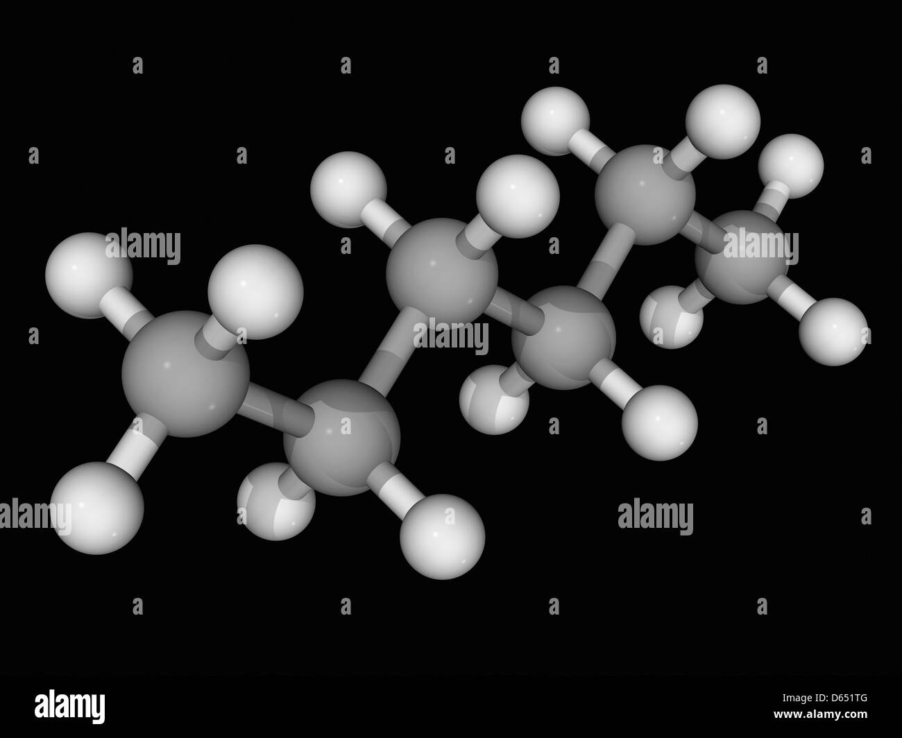 Hexane molecule hi-res stock photography and images - Alamy