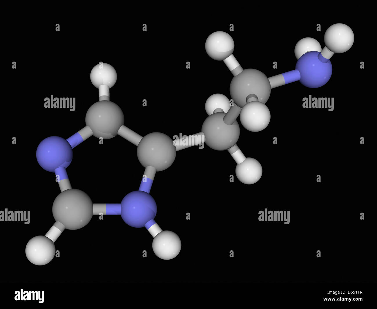 Histamine molecule organic compound hi-res stock photography and images ...