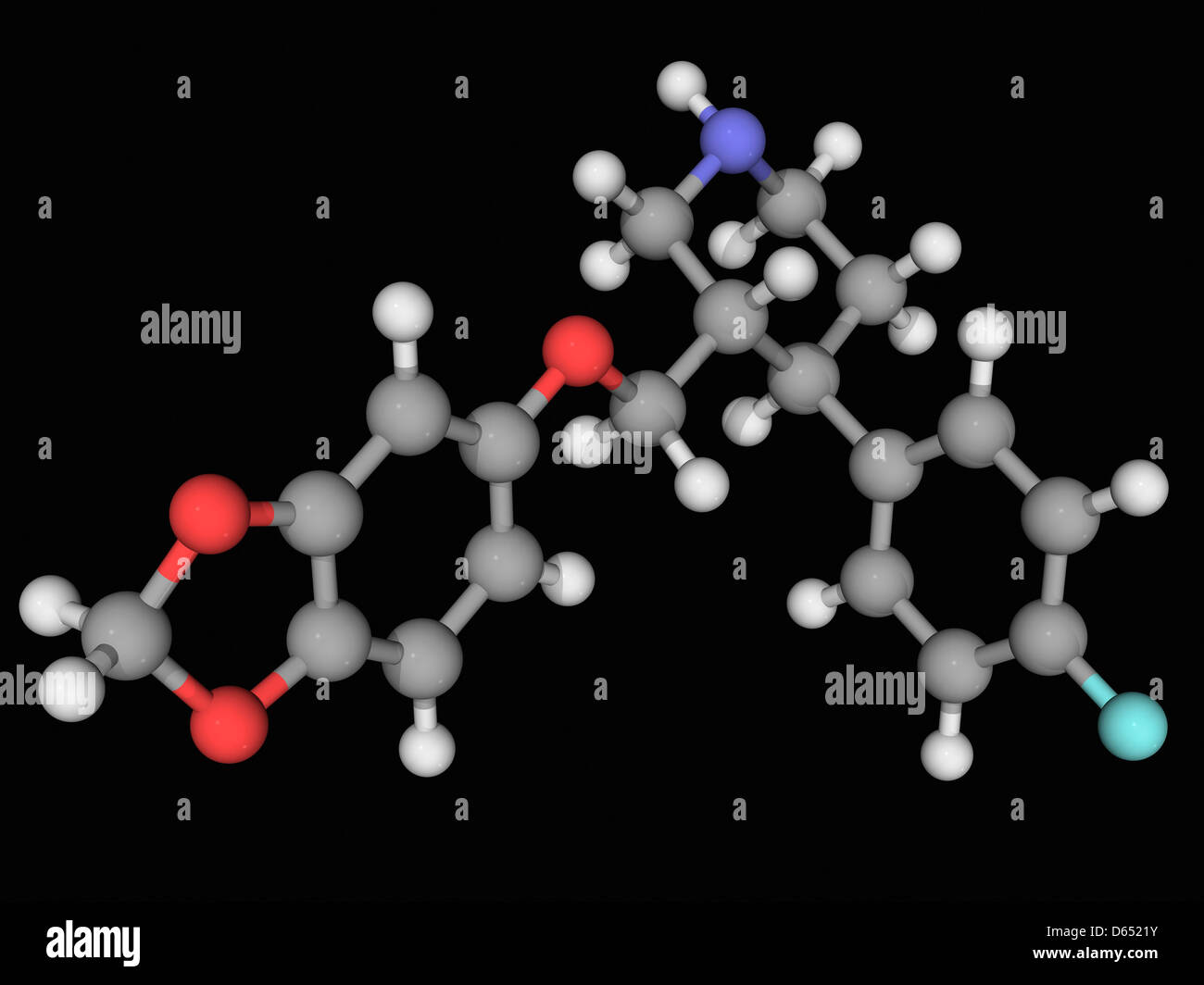 Paroxetine structure hi-res stock photography and images - Alamy
