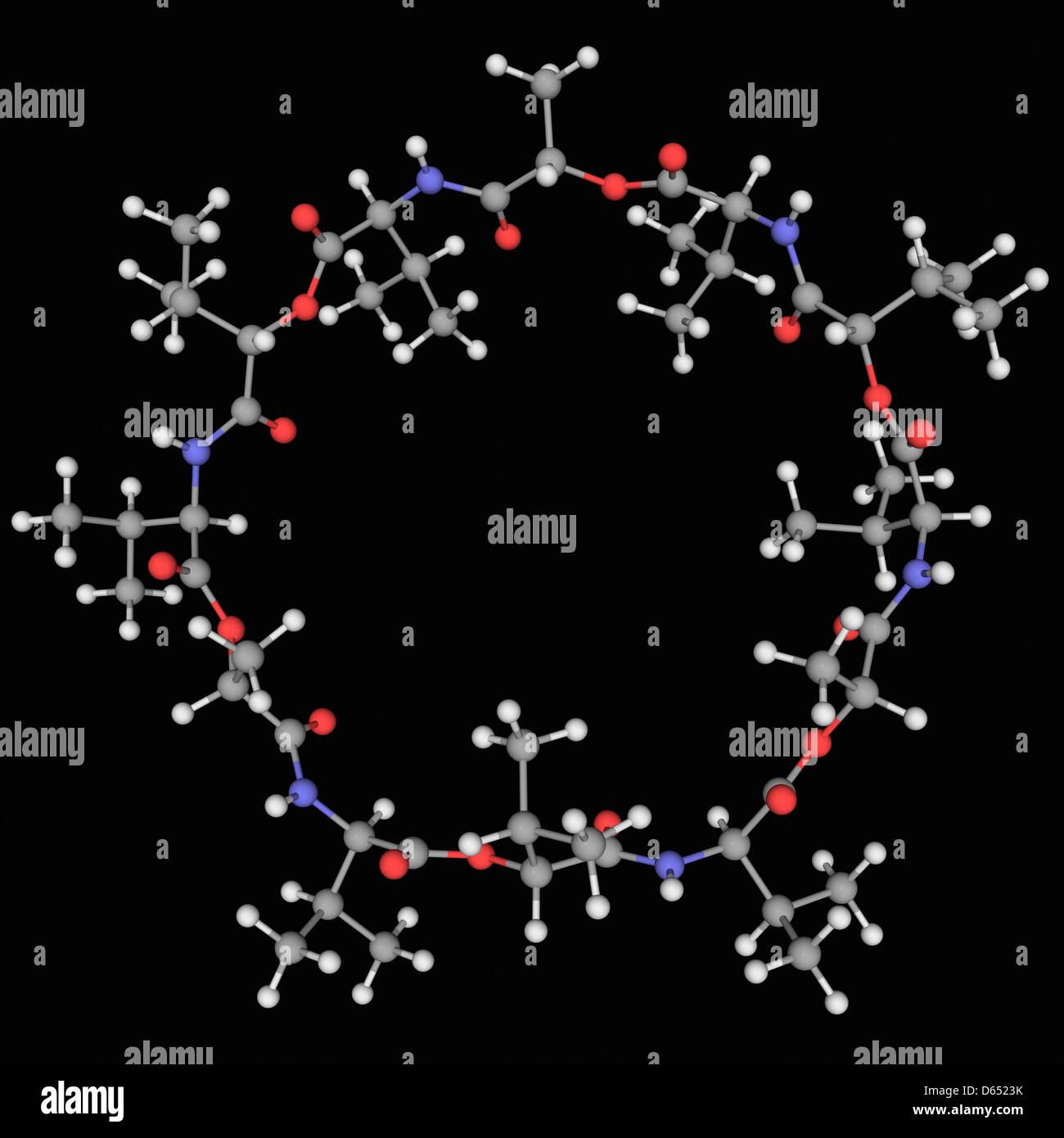 Valinomycin molecule hi-res stock photography and images - Alamy