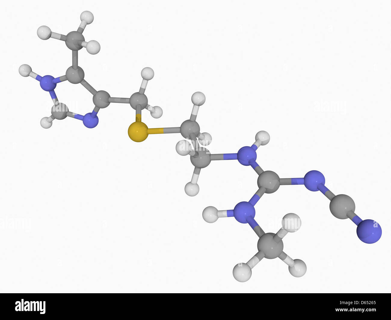 Cimetidine molecule hi-res stock photography and images - Alamy