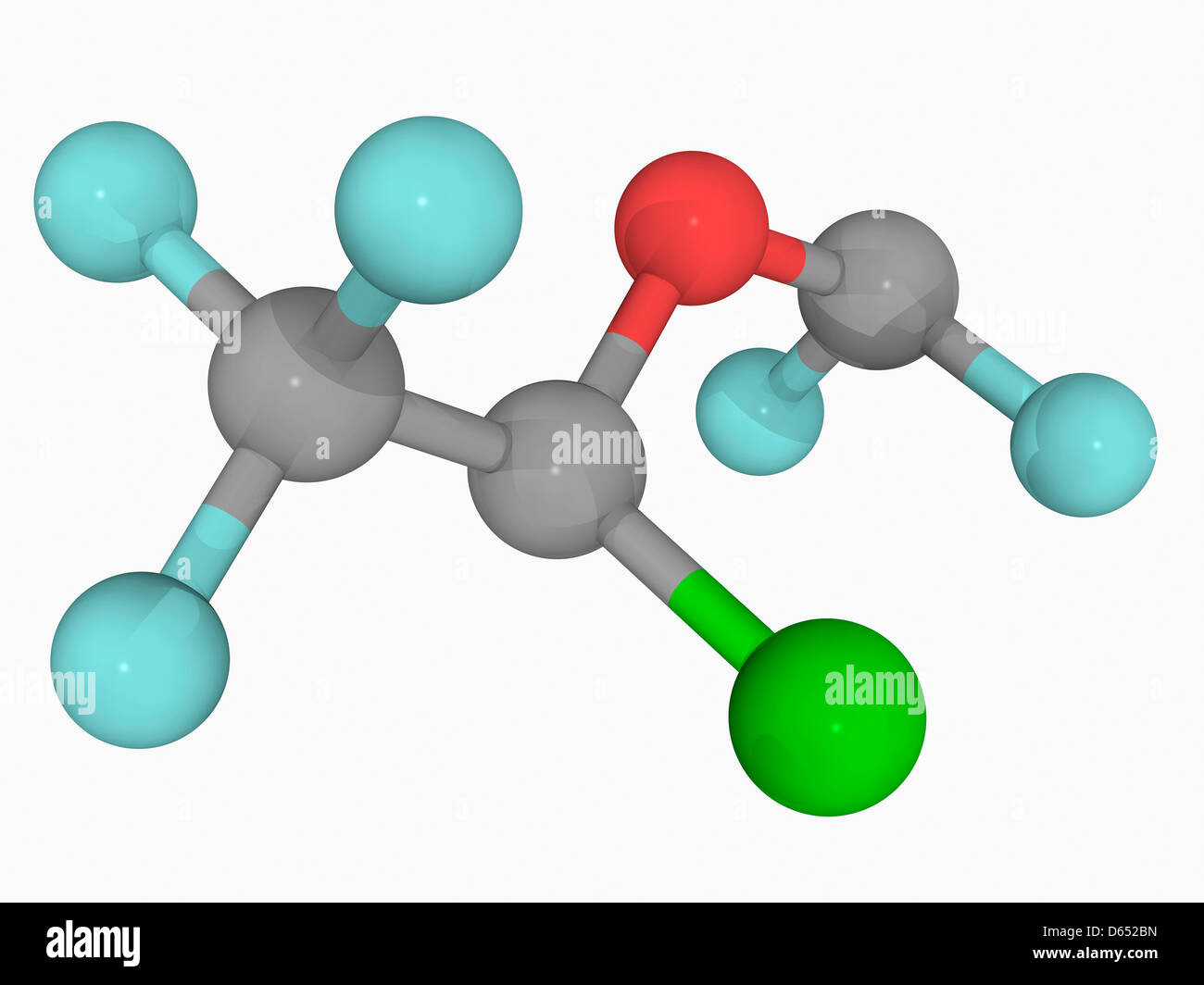 Isoflurane molecular Cut Out Stock Images & Pictures - Alamy