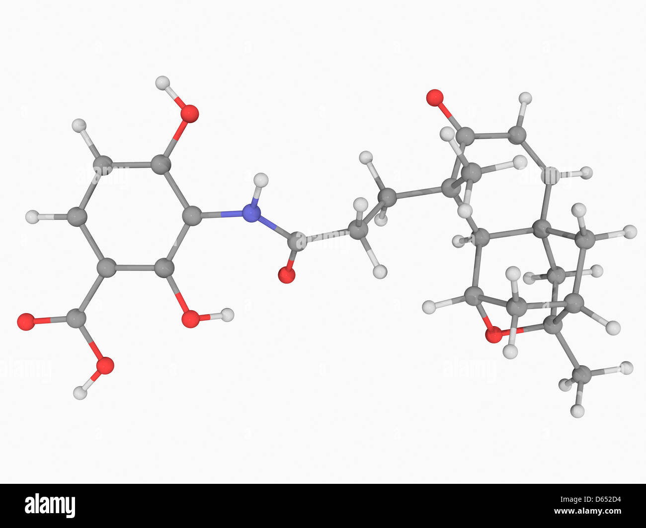 Platensimycin drug molecule Stock Photo - Alamy