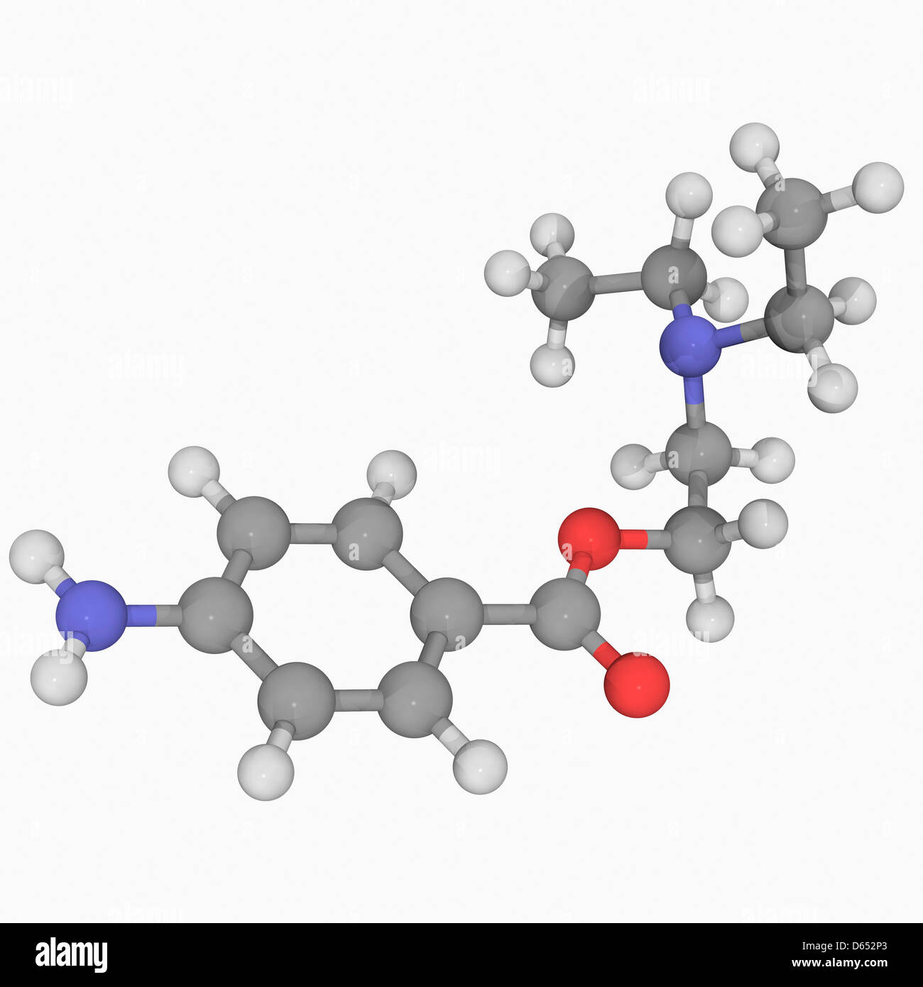 Procaine drug molecule Stock Photo - Alamy