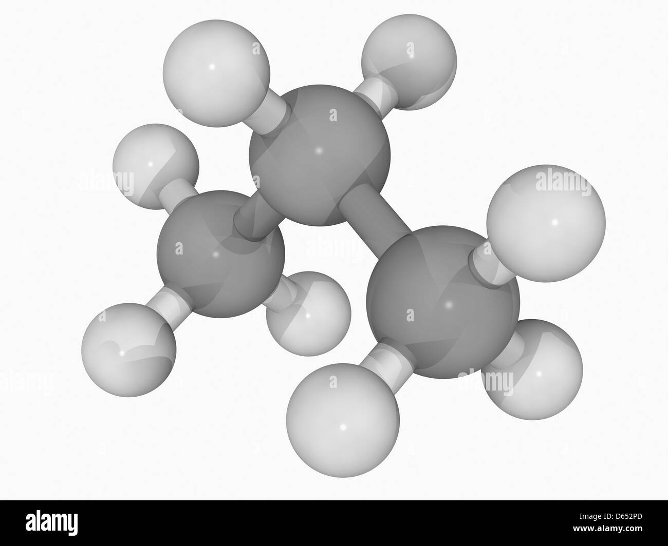Propane molecule Black and White Stock Photos & Images - Alamy