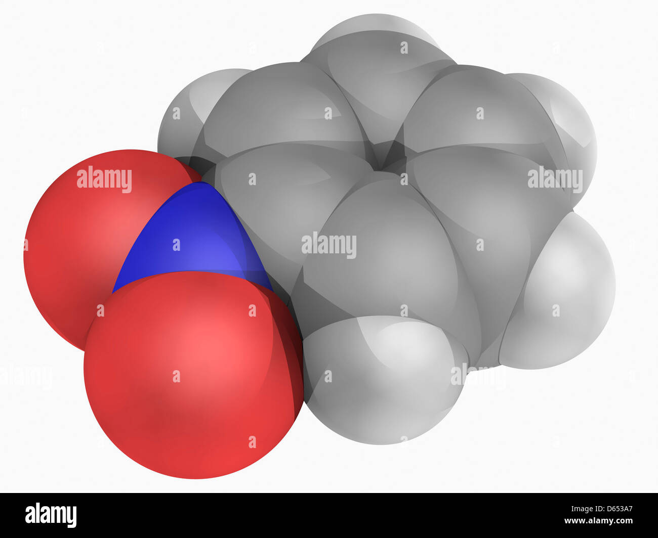 Nitrobenzene molecule hi-res stock photography and images - Alamy