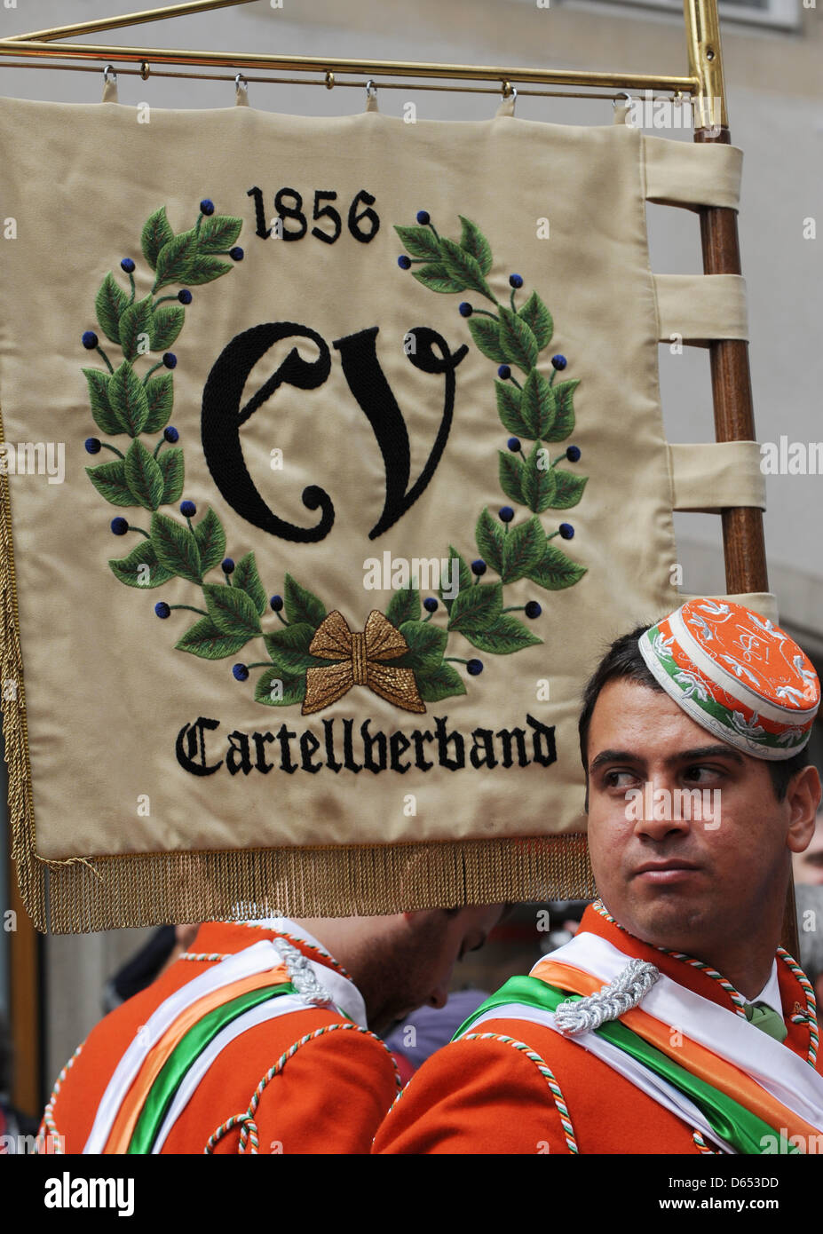 Members the German Catholic Student Fraternities parade through the ...