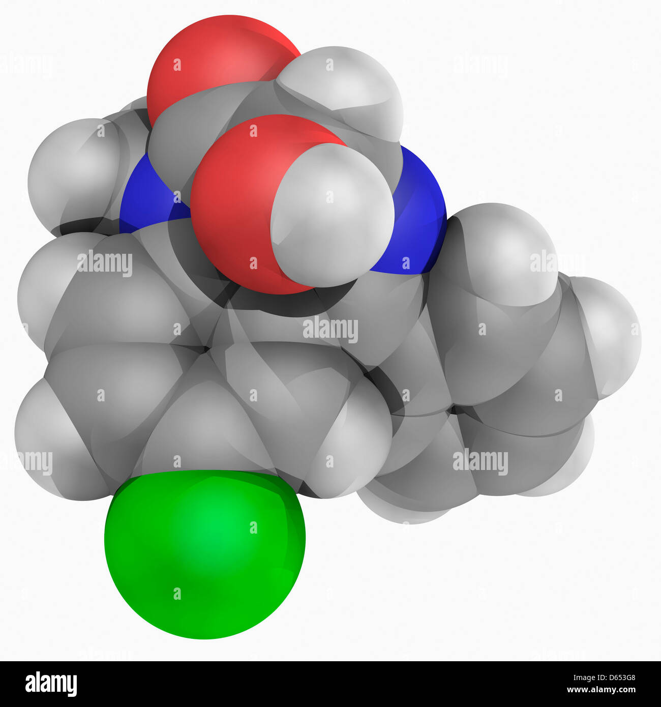 Temazepam drug molecule Stock Photo - Alamy