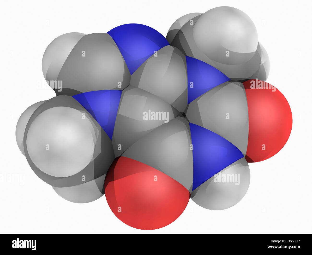Theobromine molecule hi-res stock photography and images - Alamy