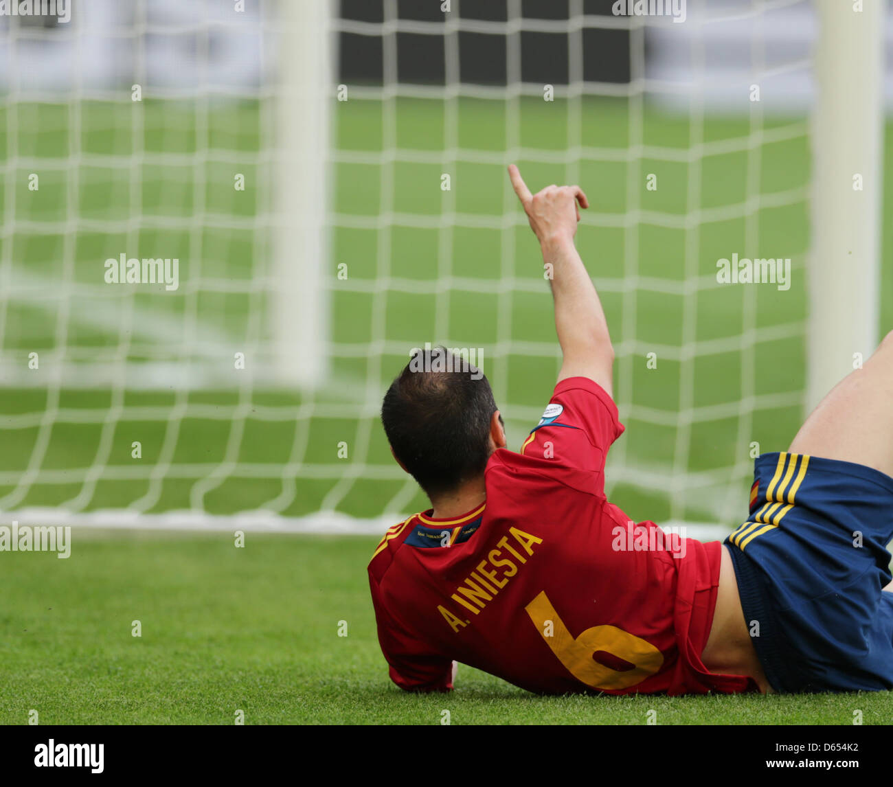 Spain's Andres Iniesta during UEFA EURO 2012 group C soccer match Spain ...