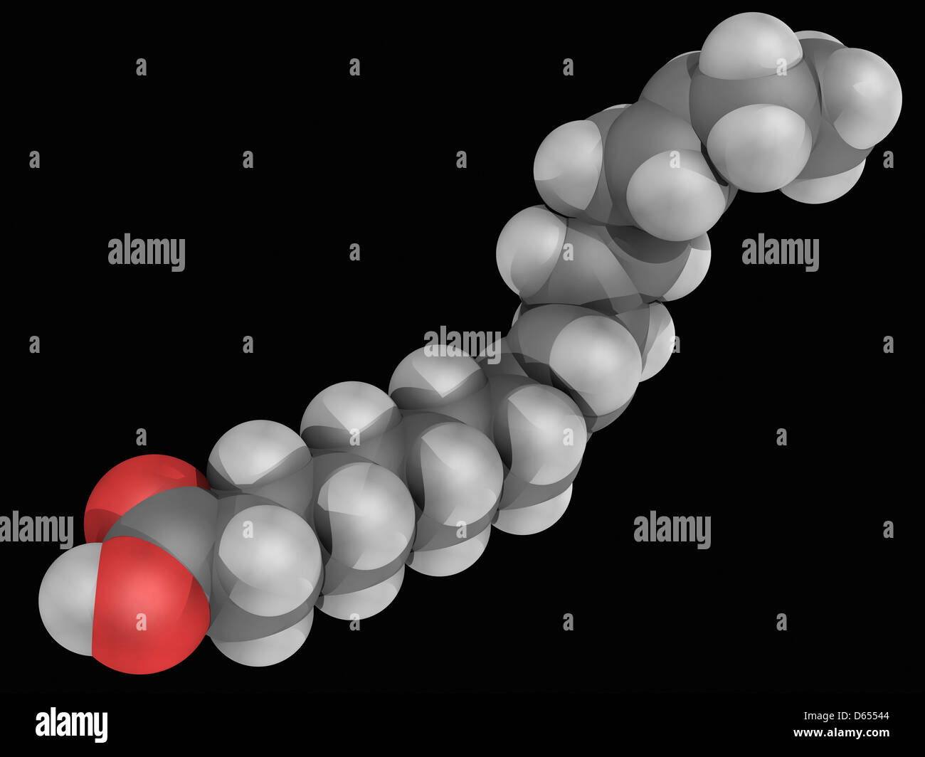 Alpha-linolenic acid molecule Stock Photo - Alamy