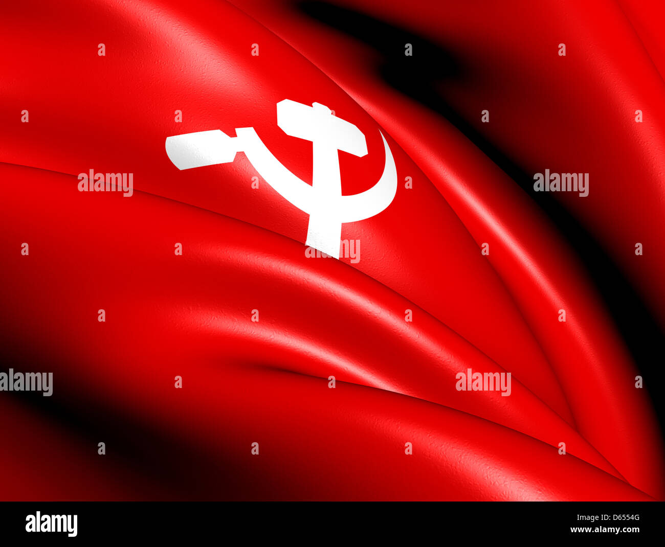 Communist flag hi-res stock photography and images - Alamy