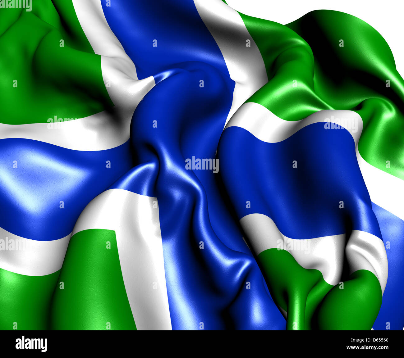 Russian Border Guard Ensign. Close Up Stock Photo - Alamy