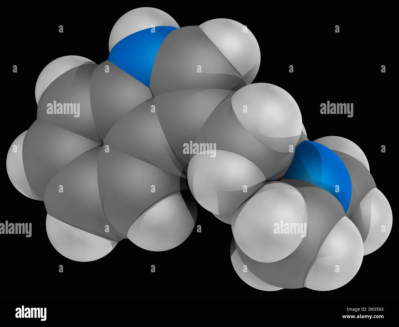 Dimethyltryptamine DMT drug molecule Stock Photo - Alamy