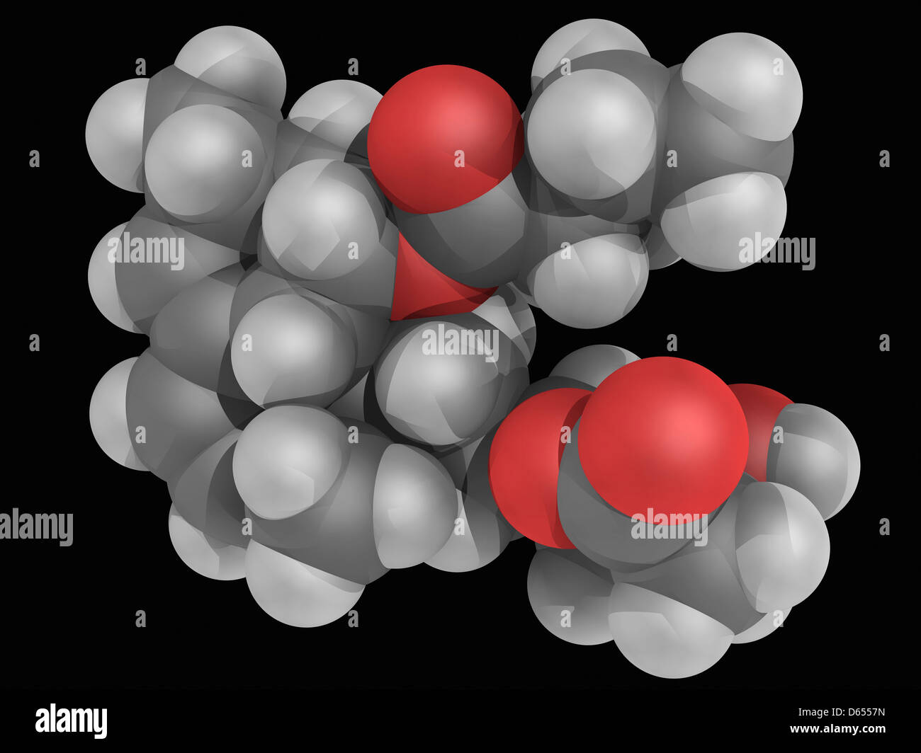 Lovastatin drug molecule Stock Photo - Alamy