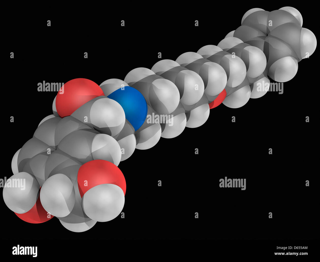 Salmeterol drug molecule Stock Photo - Alamy